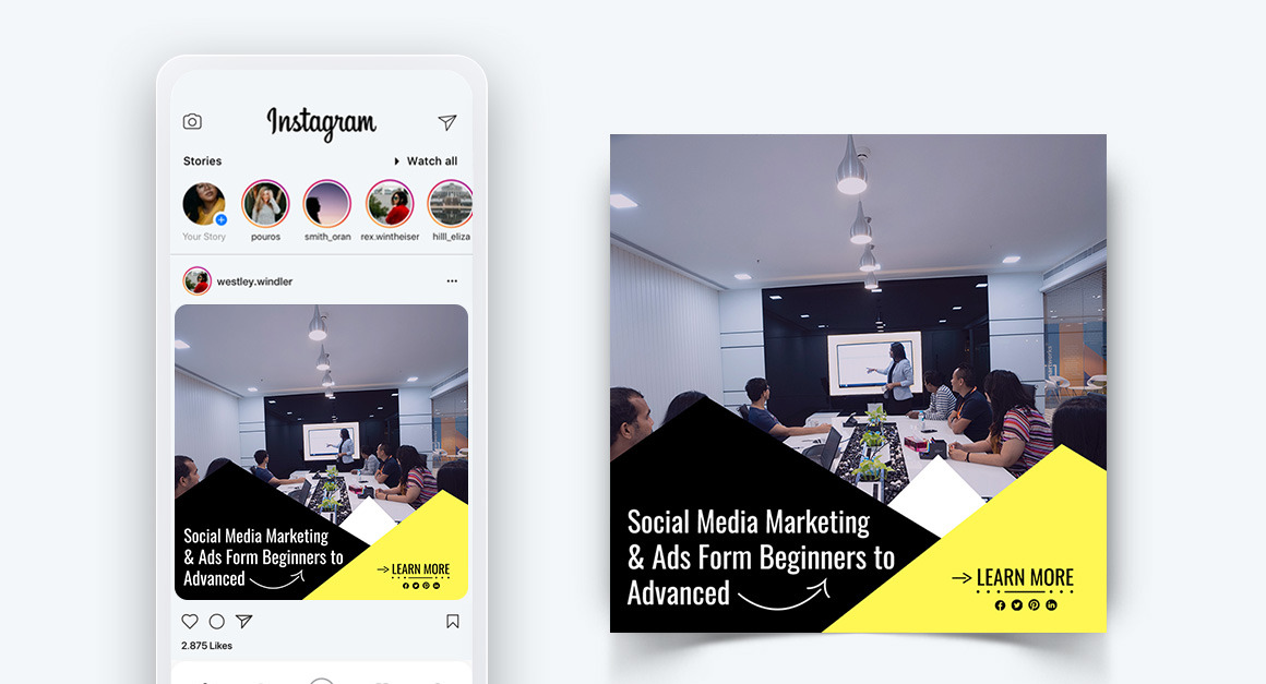 Social Media Workshop Social Media Instagram Post Design Template-20