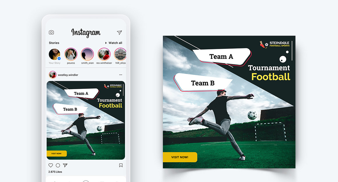 Sport Tournaments Social Media Instagram Post Design Template-05