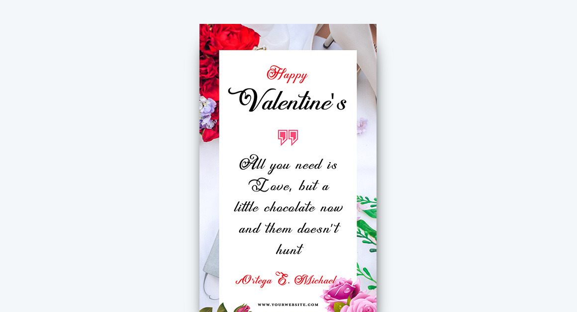 Valentines Day Party Social Media Instagram Story Design Template-08