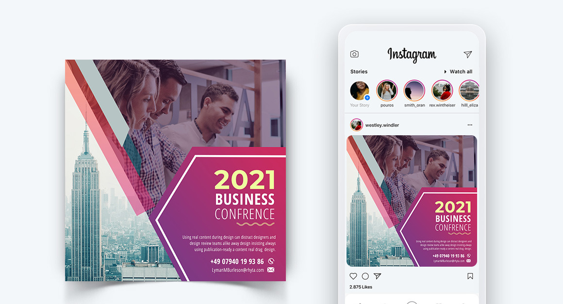 Business Agency Corporate Service Social Media Instagram Post Design-05