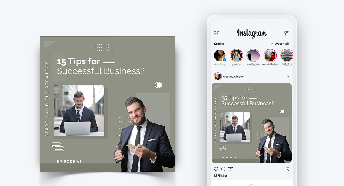 Business Agency Corporate Service Social Media Instagram Post Design-14