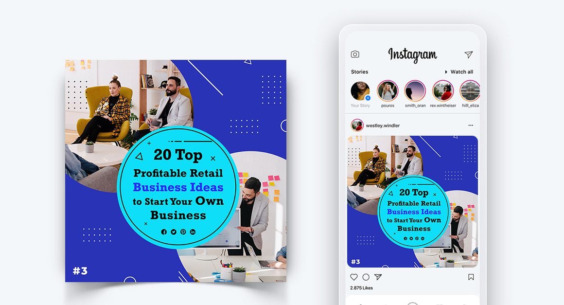 Business Agency Corporate Service Social Media Instagram Post Design-23