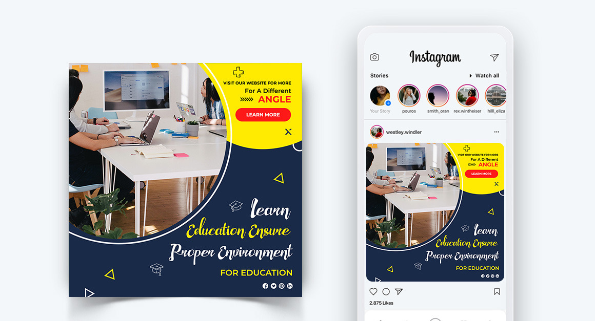 Education Social Media Instagram Post Design-11