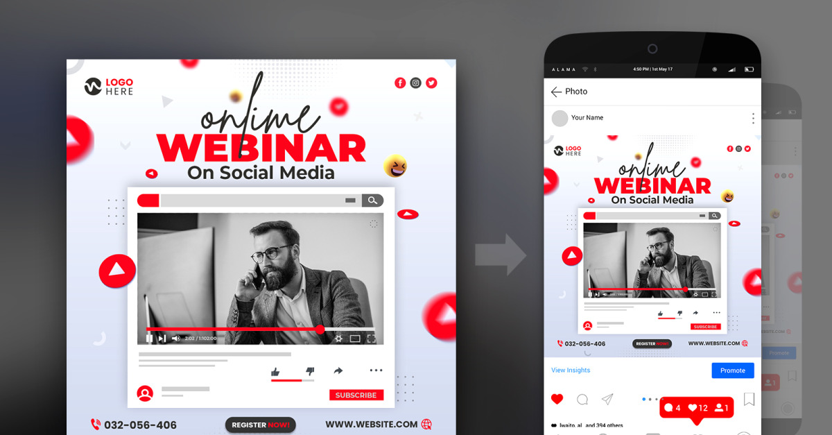 Digital Marketing Live Webinar And Corporate Social Media Instagram And ...