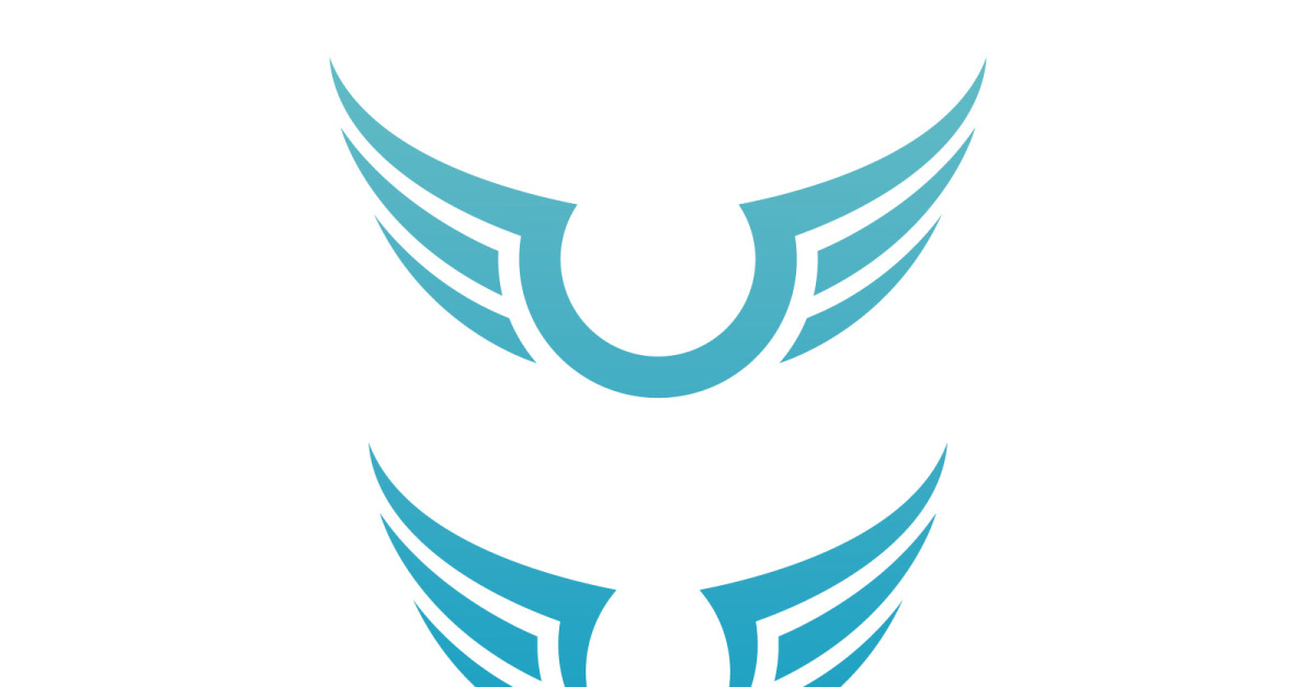 Bird Wing Vector Logo Design Template V25 - TemplateMonster
