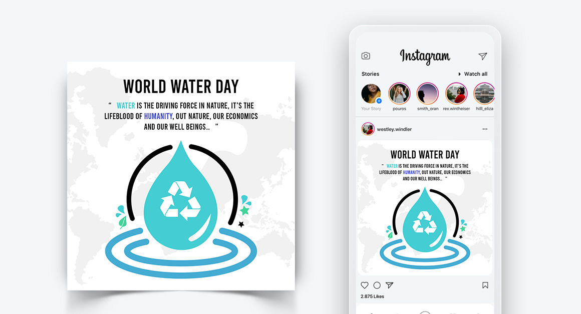 World Water Day Social Media Instagram Post Design-14