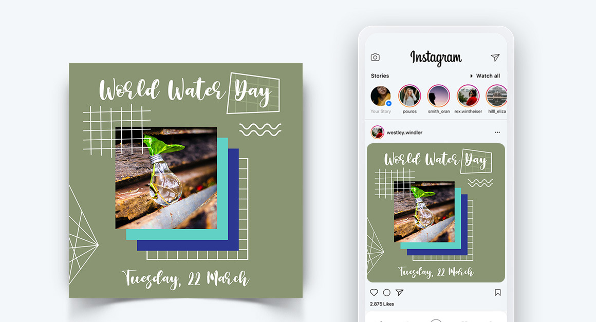 World Water Day Social Media Instagram Post Design-18