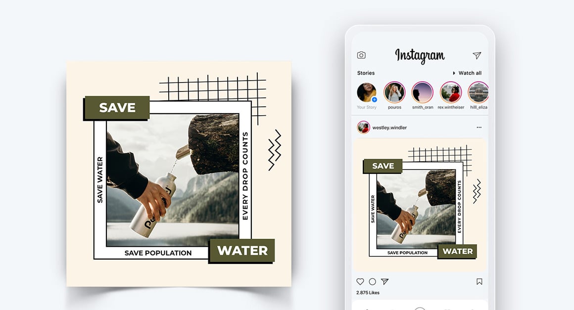 World Water Day Social Media Instagram Post Design-20
