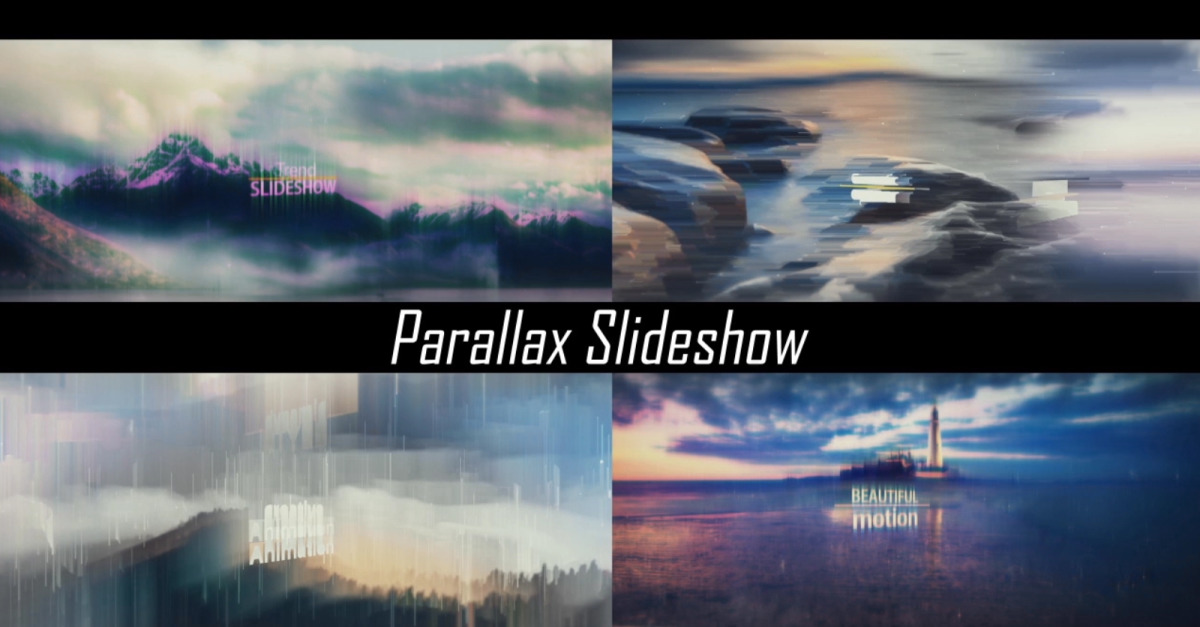 Epic Pixel Parallax Slideshow After Effects Template