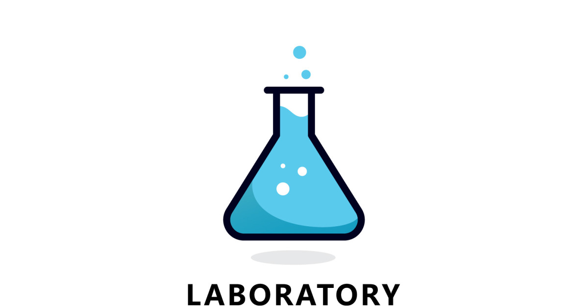Logo Laboratoire Science Laboratoire Logo Icône Conception Vectorielle V4