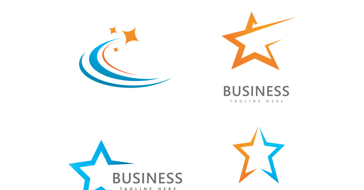 Star Logo Vector Design Template V11 - TemplateMonster