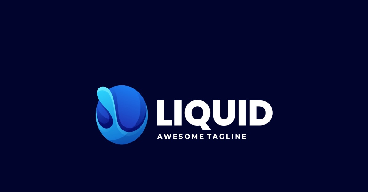 Liquid Gradient Logo Style Vol.1 #268192 - TemplateMonster