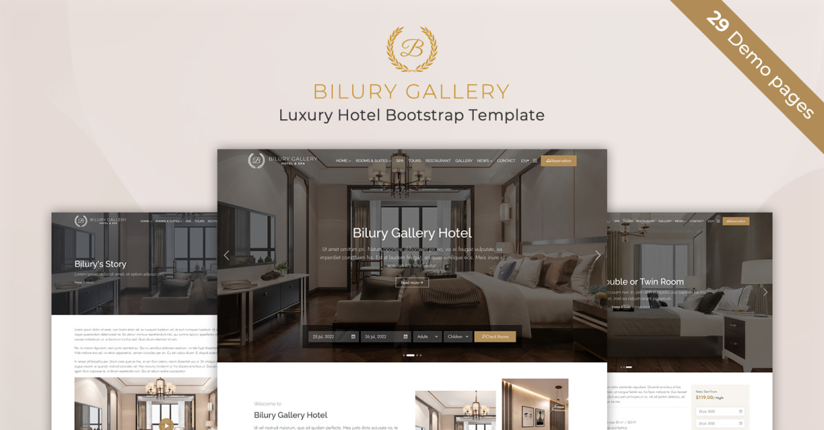 Bilury Gallery - Luxury Hotel Bootstrap Template