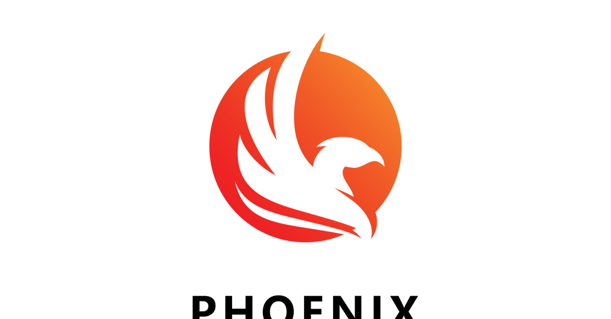 Ave Fénix Logo Vector Diseño V7 #268507 - TemplateMonster
