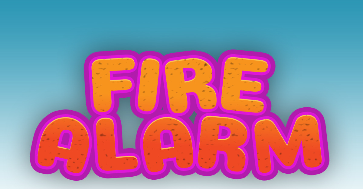 Fire Alarm | Fire Alarm Editable Psd Text Effect | Modern Fire Alarm ...