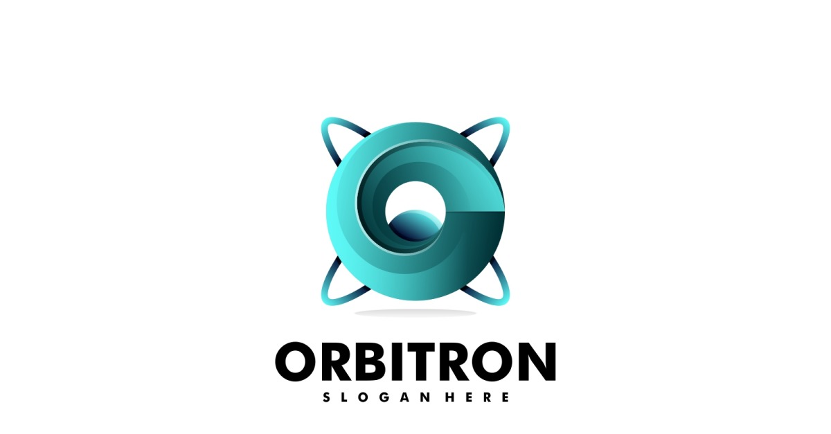 Letter O - Orbitron Gradient Logo #268802 - TemplateMonster