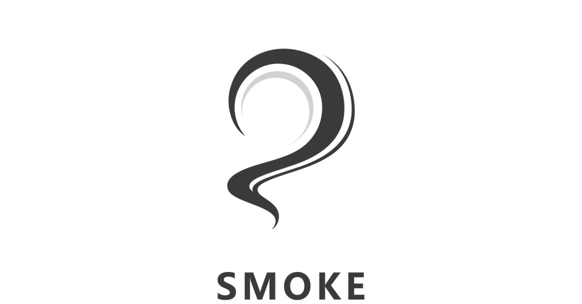 Duman Vektör Logo Tasarım Şablonu V6 - TemplateMonster