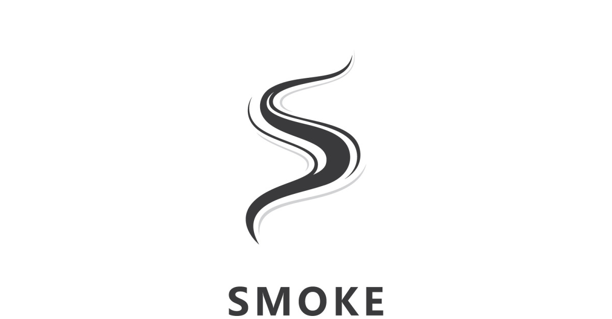 Smoke Vector Logo Design Template V1 - TemplateMonster