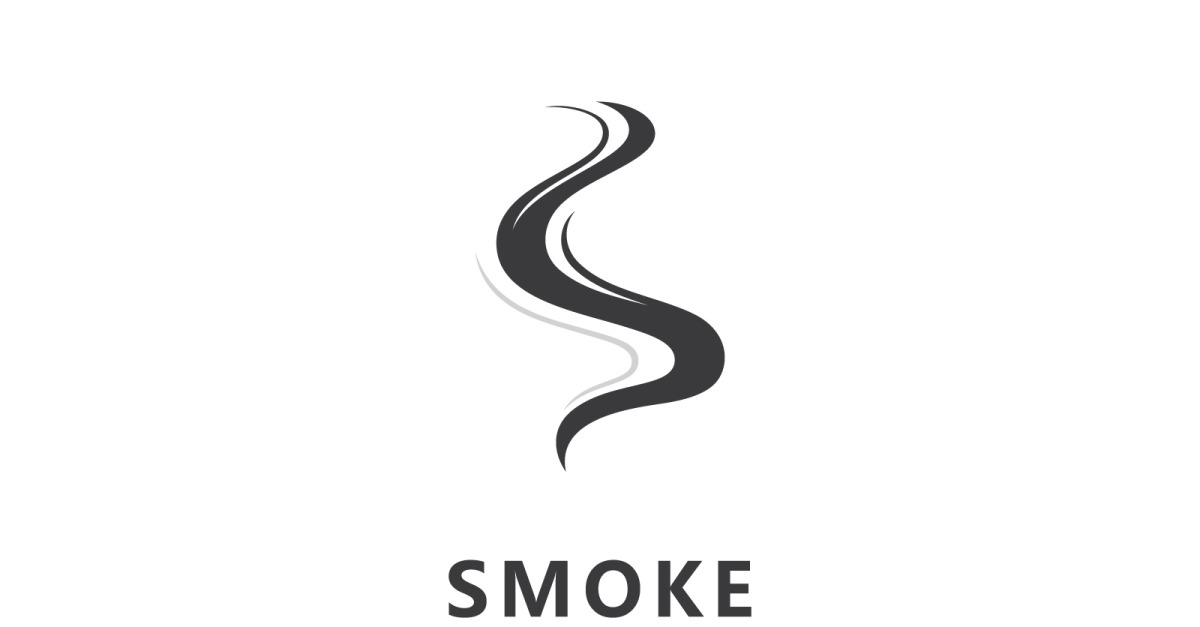 Smoke Vector Logo Design Template V4 - TemplateMonster