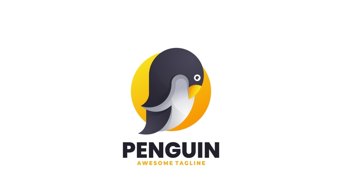 Penguin Gradient Logo Style Vol.1 #269186 - TemplateMonster