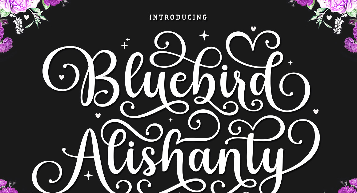Bluebird Alishanty Modern Calligraphy - TemplateMonster