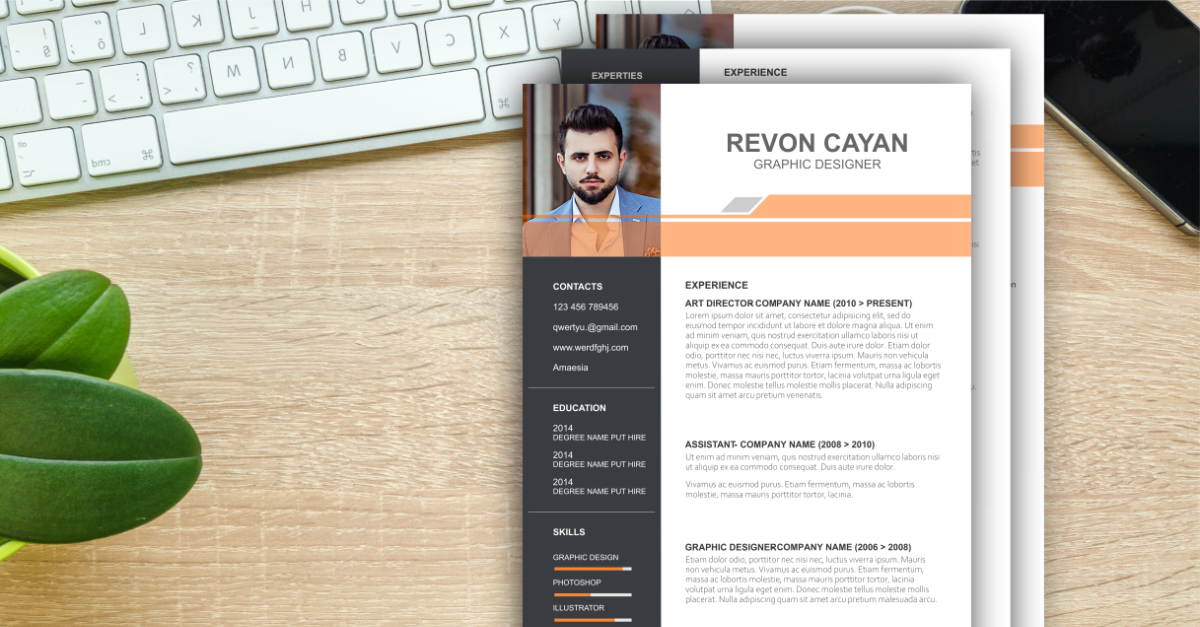 Modern Resume Template Simple Design - TemplateMonster