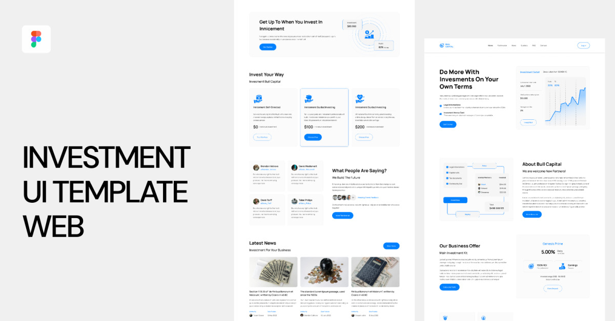 Investment UI Template Web #269769 - TemplateMonster