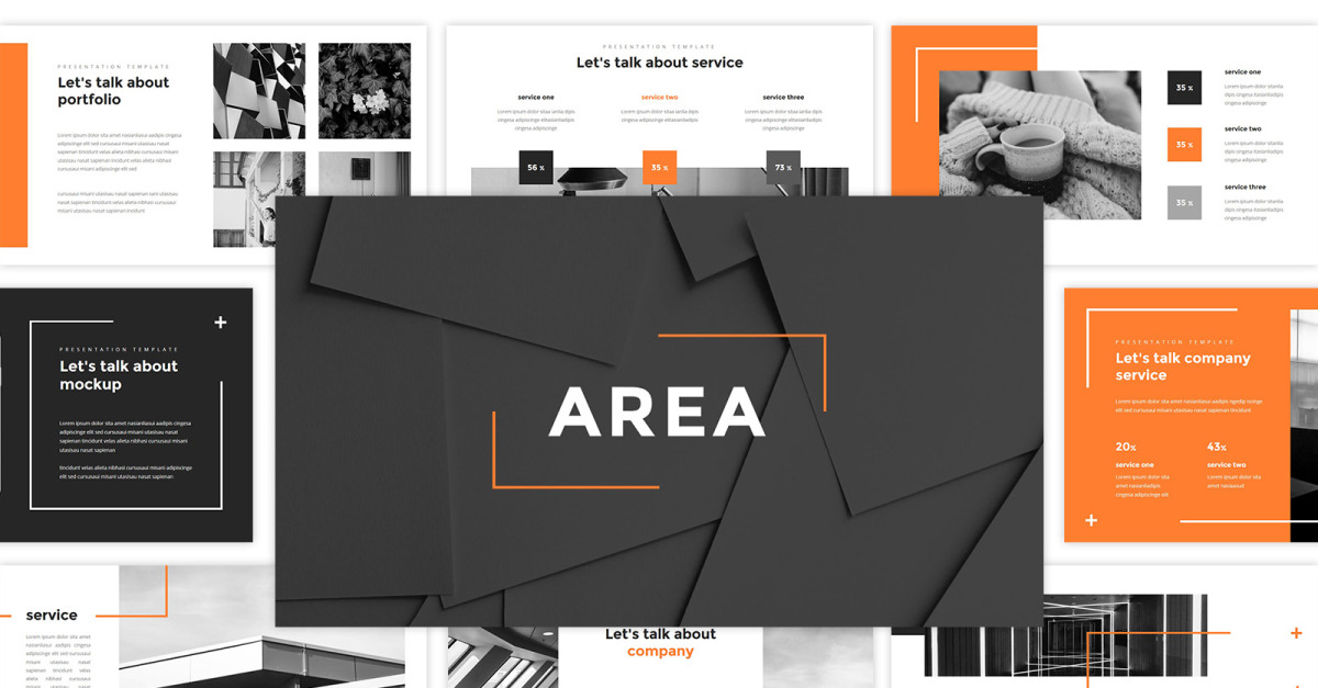 Área - Plantilla de diapositivas de Google - TemplateMonster