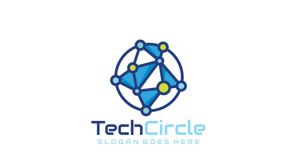 Technologie-Netzwerk-Logo-Vorlage #270035 - TemplateMonster