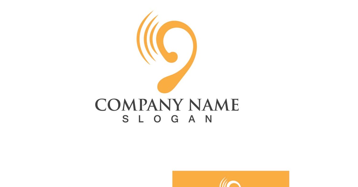 Ear Health Care Logo Vector Element Design12