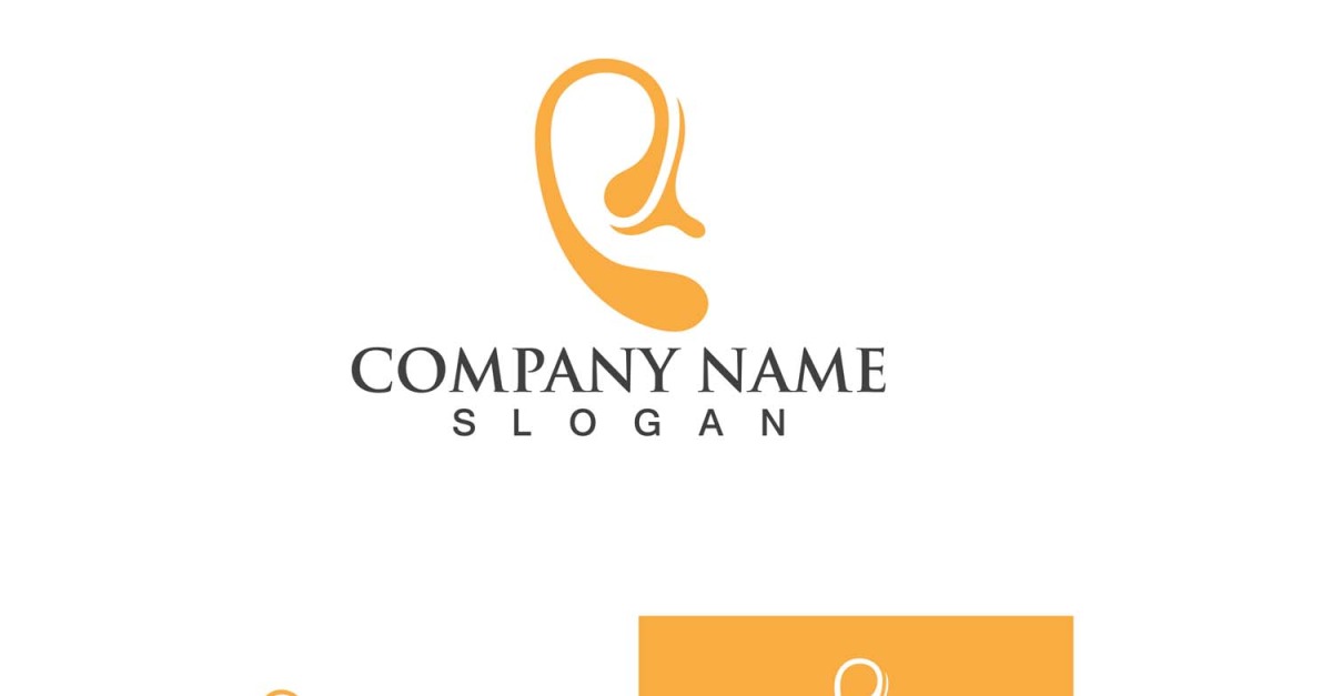 Ear Health Care Logo Vector Element Design15