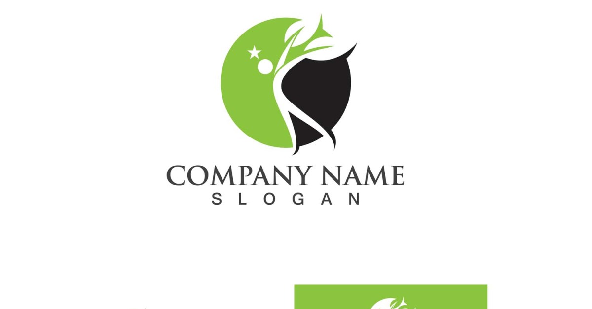 People Health Life Leaf Nature Logo Vector 4