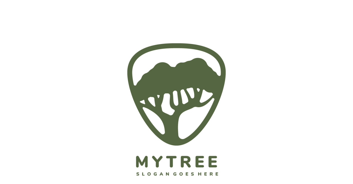 Grüne Waldbaum-Logo-Vorlage #270431 - TemplateMonster