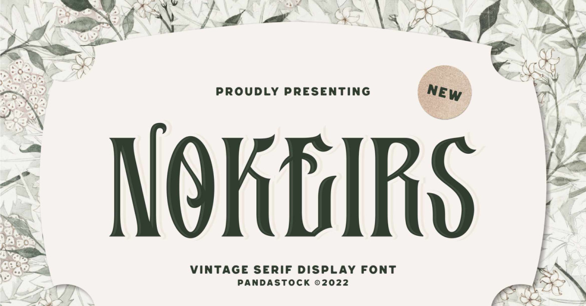 Fuente de pantalla Nokeirs Vintage Serif - TemplateMonster