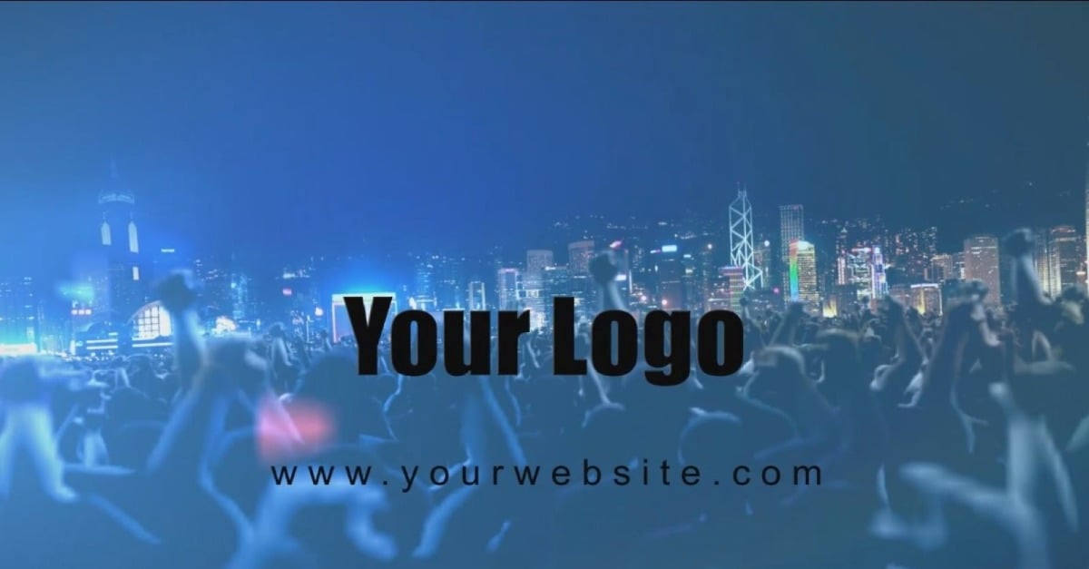 The Dancing Crowd Logo Reveal- After Effects Template