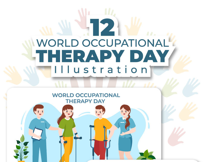 12 World Occupational Therapy Day Illustration