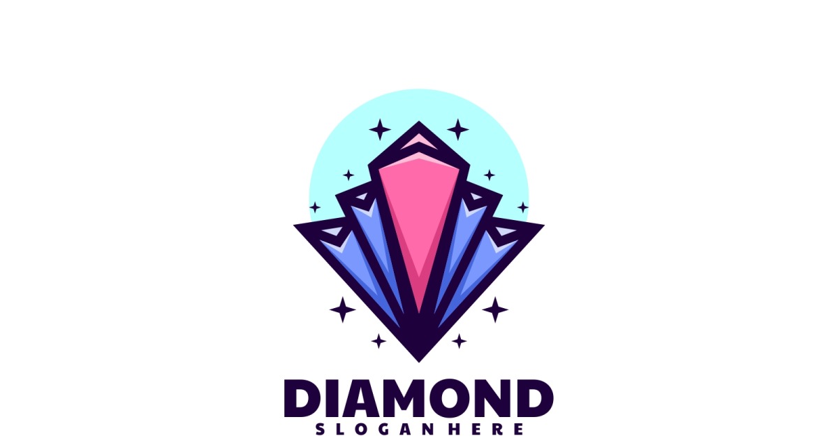 Diamond Simple Logo Template #270705 - TemplateMonster