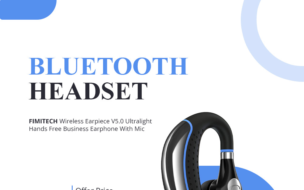 Bluetooth Headset Special Offer Social Media Banner Template