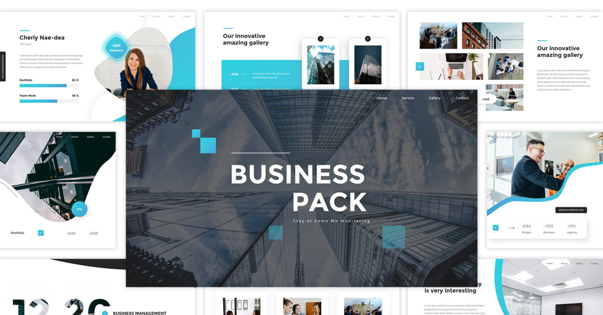 Business Pack – Powerpoint Empresarial Especial