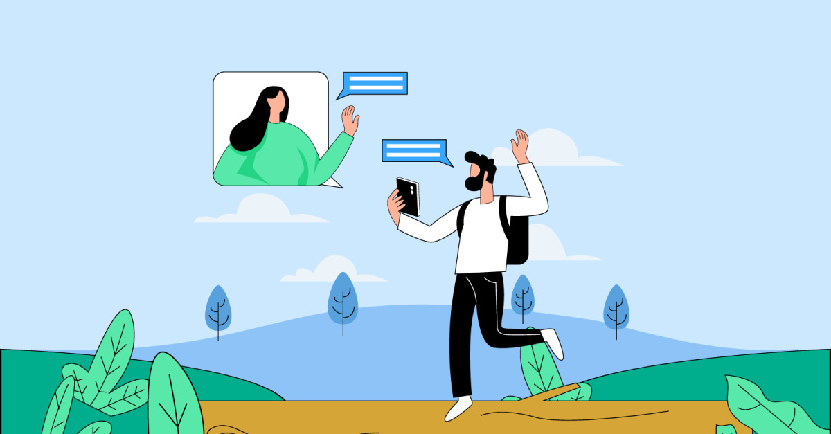 Social Media Free Illustration Concept Vector