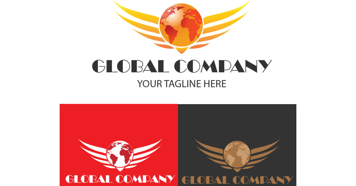 Global Company Logo World #271117 - TemplateMonster