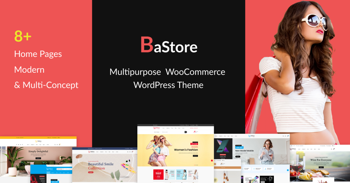 Bastore - Thème WordPress WooCommerce polyvalent