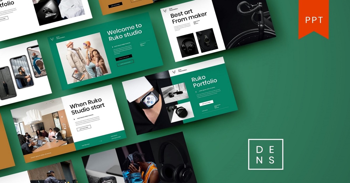 Ruko – Business PowerPoint Template #271303 - TemplateMonster