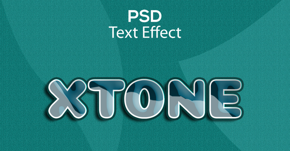 Xtone | 3D Xtone Cartoon Text Style | Xtone Editable Psd Text Effect ...