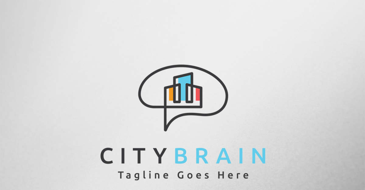 City Brain Logo Template Design #271583 - TemplateMonster