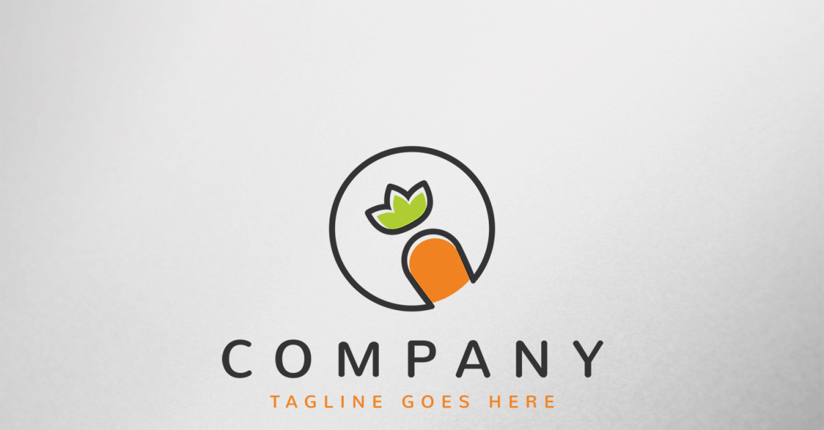 Création de modèle de logo de carotte - TemplateMonster
