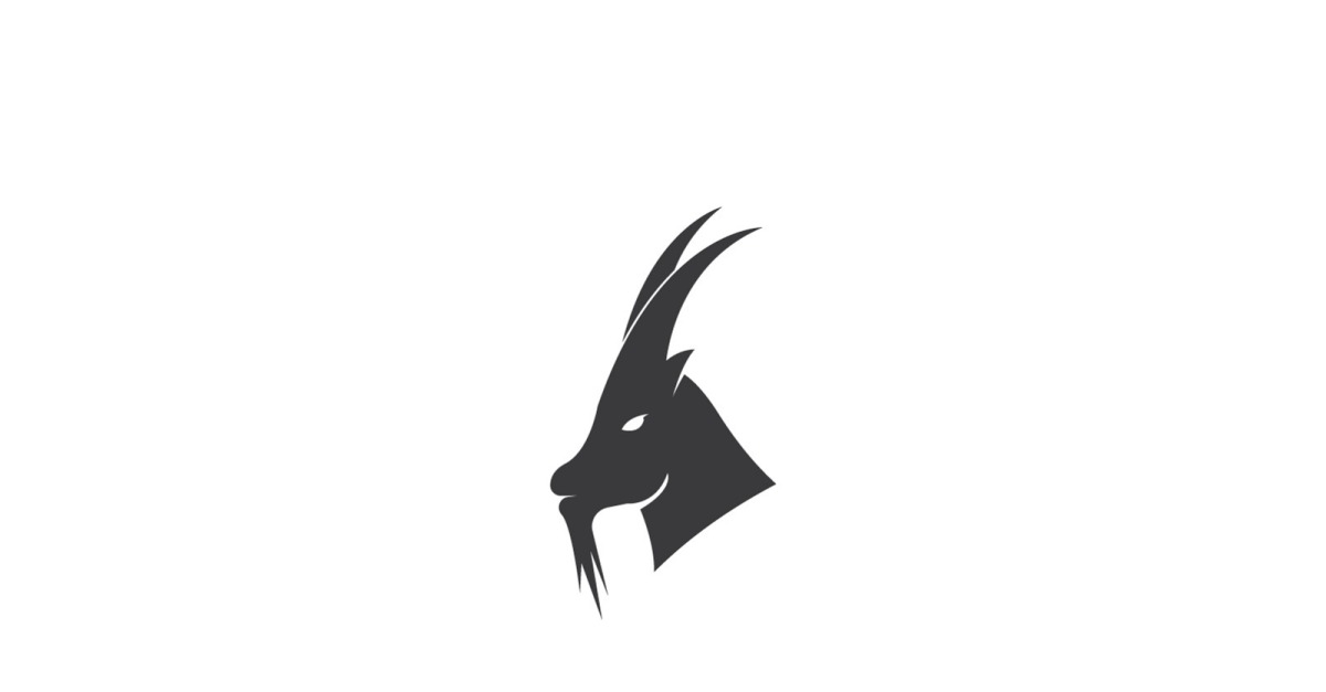 Goat Head Logo Vector Template 7 #271519 - TemplateMonster