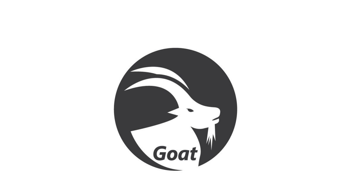 Keçi Kafası Logo Vektör Şablonu 9 #271521 - TemplateMonster