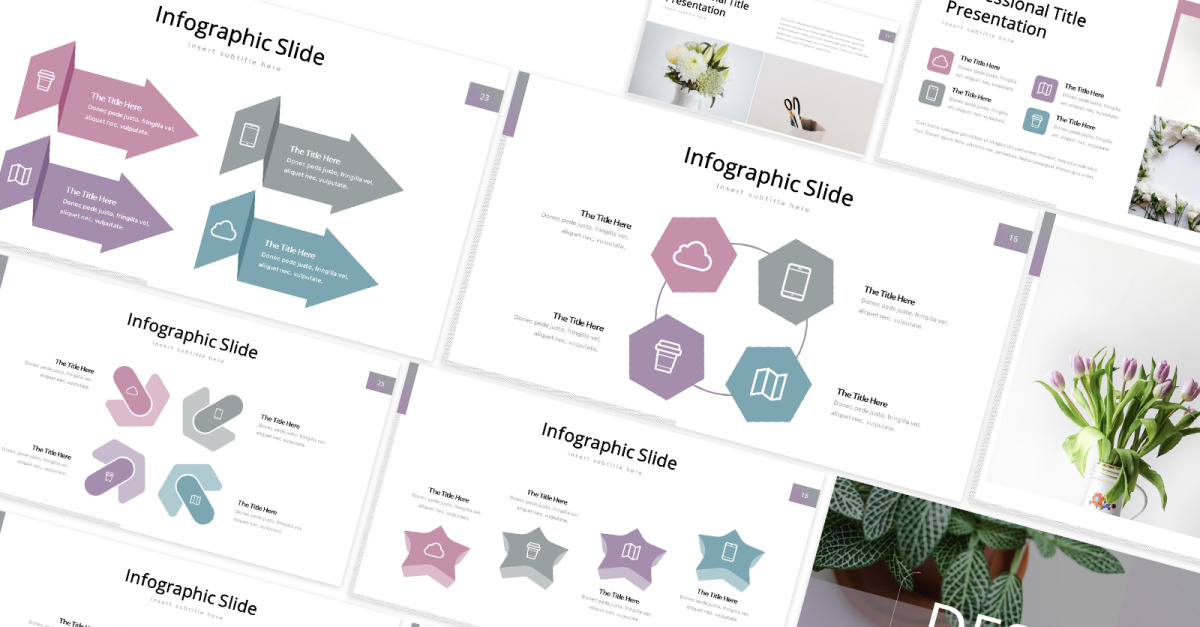 Modello PowerPoint moderno di Desla #271646 - TemplateMonster