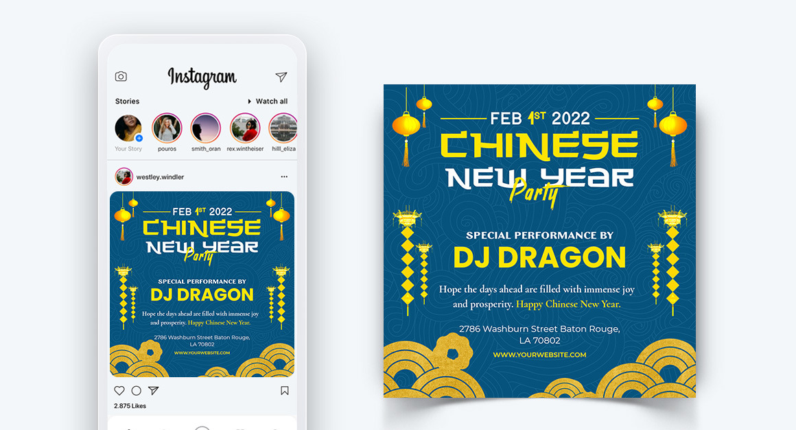 Chinese NewYear Celebration Social Media Post Design-06
